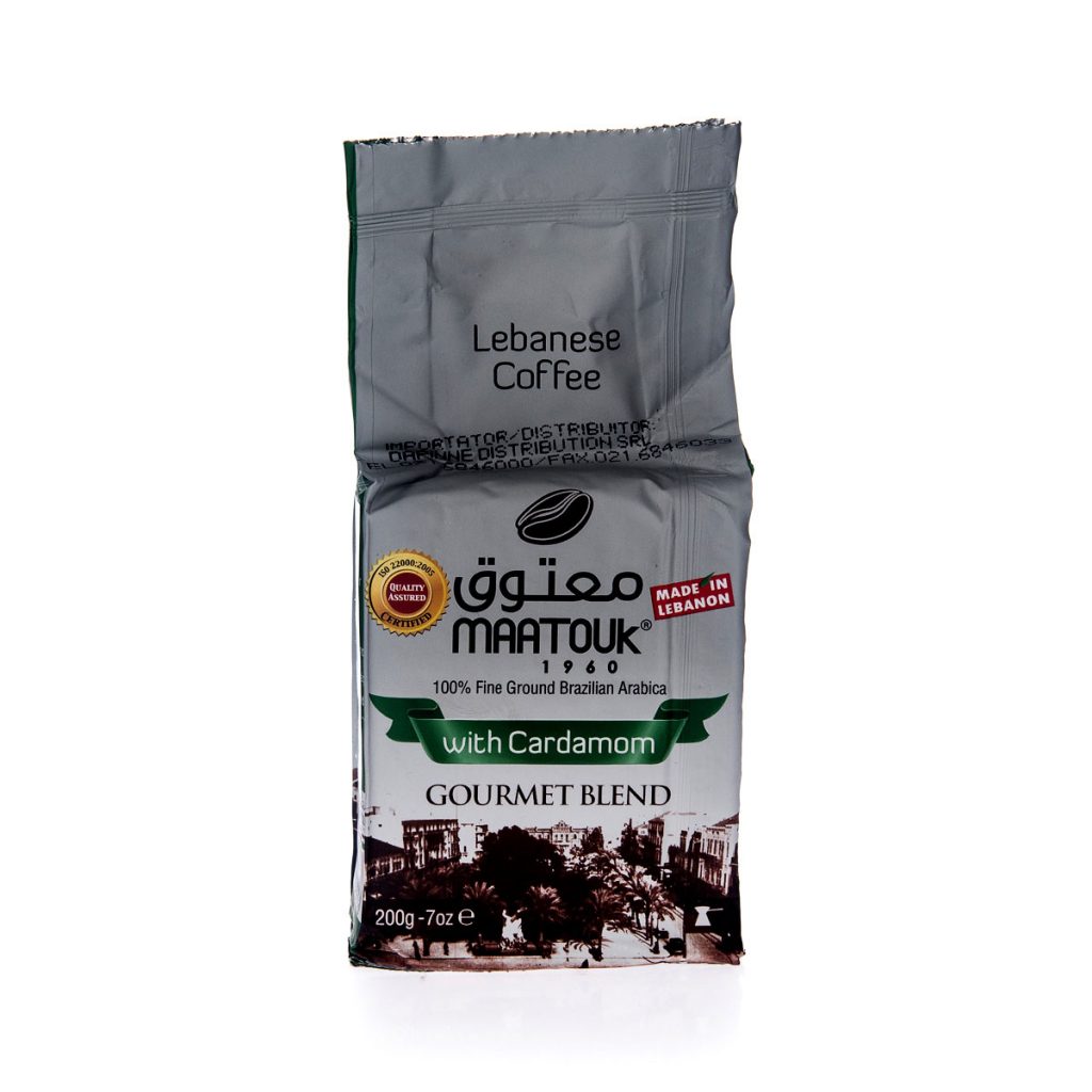 Maatouk cardamom flavored Arabica ground coffee, 200g – Darinne ...