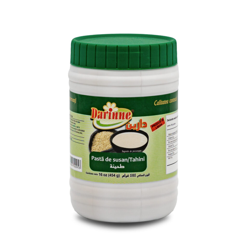 Pastă de susan (Tahini) Darinne, 454g – Darinne Distribution