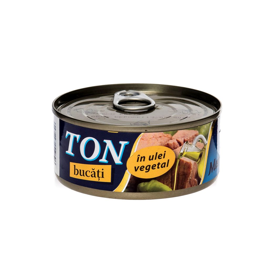 Ton bucăți în ulei vegetal Marina Blue, 160g – Darinne Distribution